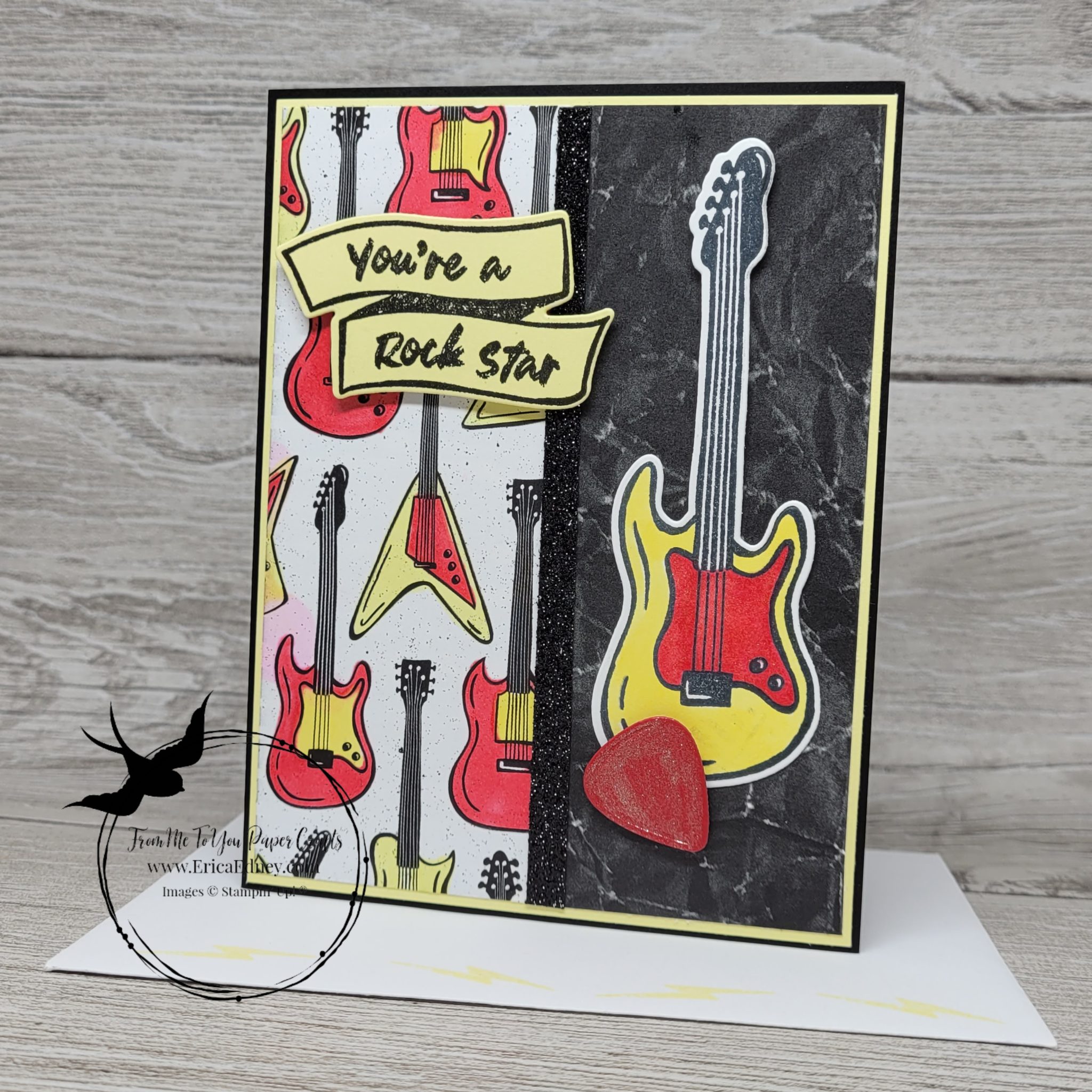 Rock Star in Red & Yellow